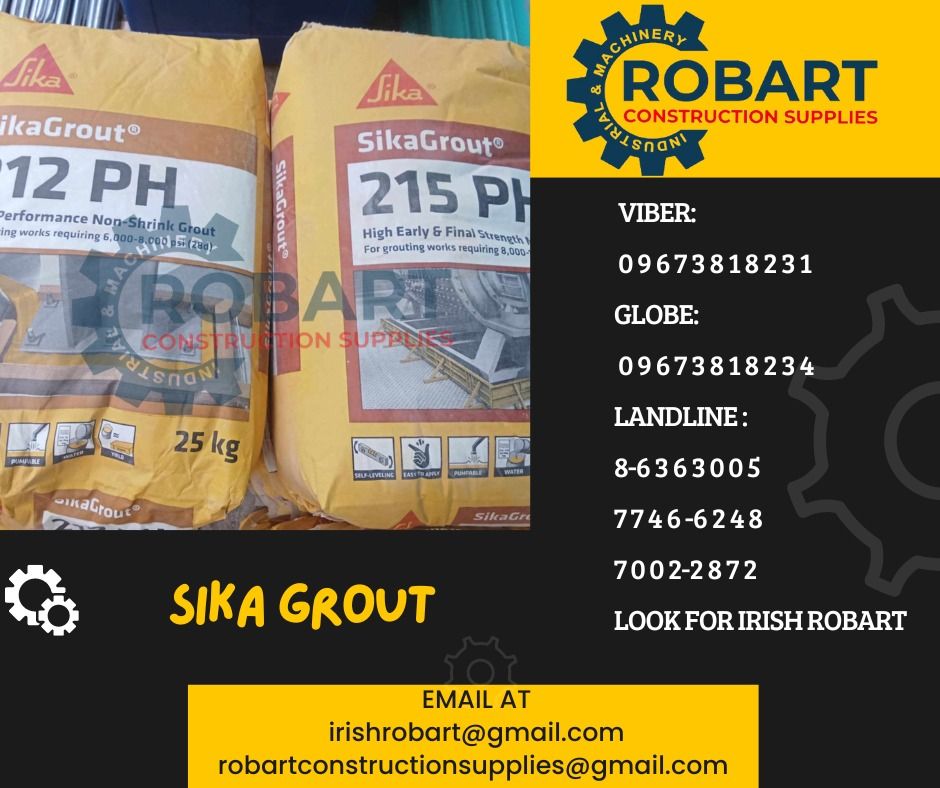 Sika Grout, Commercial & Industrial, Construction Tools & Equipment on ...