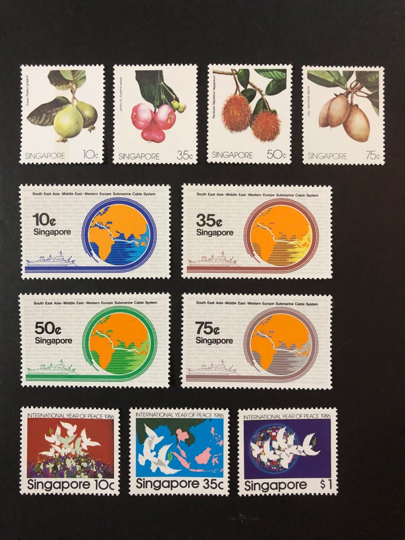 Singapore stamps 1986 (1), Hobbies & Toys, Memorabilia & Collectibles ...