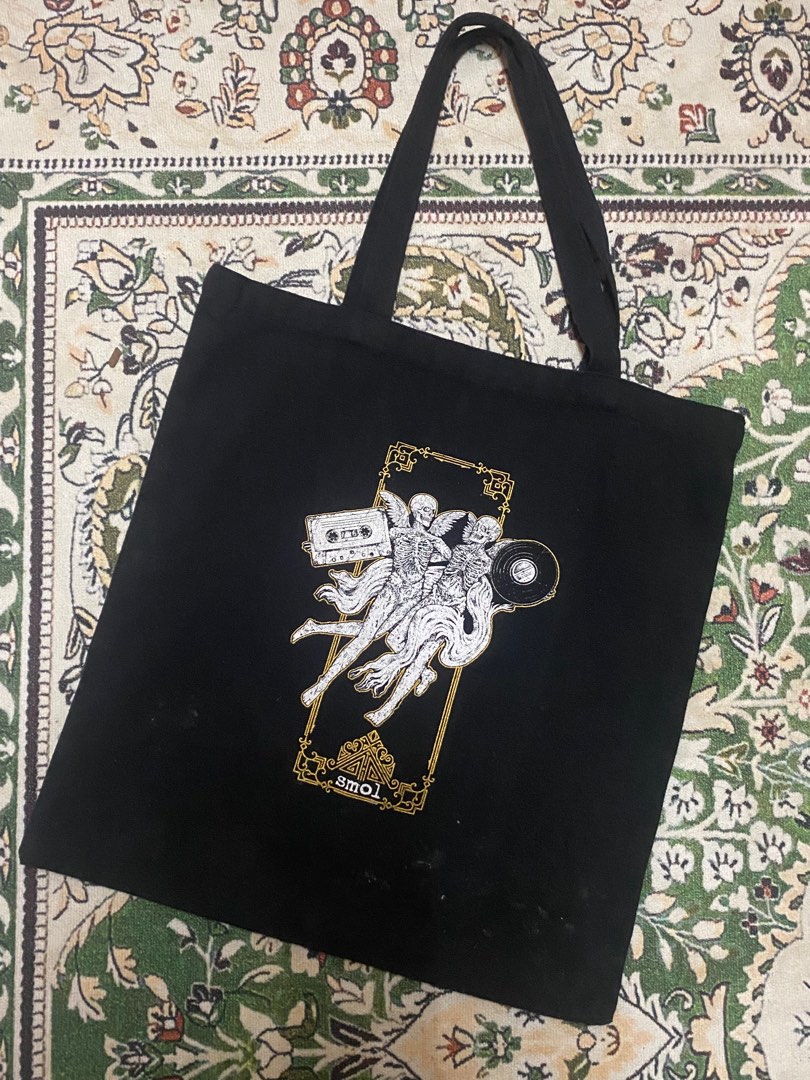 Smol Cd and Vinly Store Official Tote Bag, Women's Fashion, Bags ...