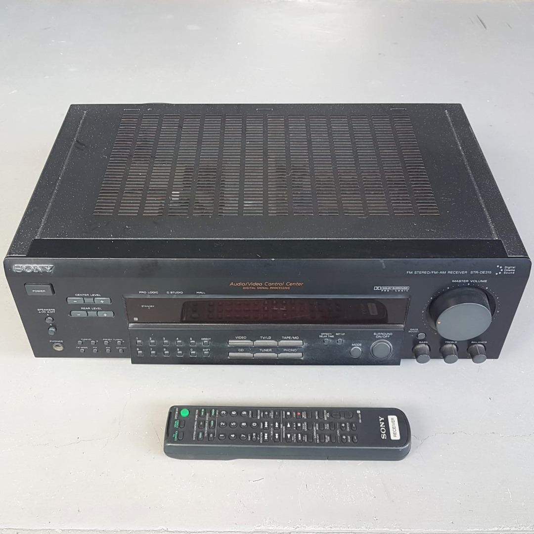 SONY Audio Video Receiver, Model STR-DE315, JAPAN, SONY Audio Video Control Centre, 420 Watts ...