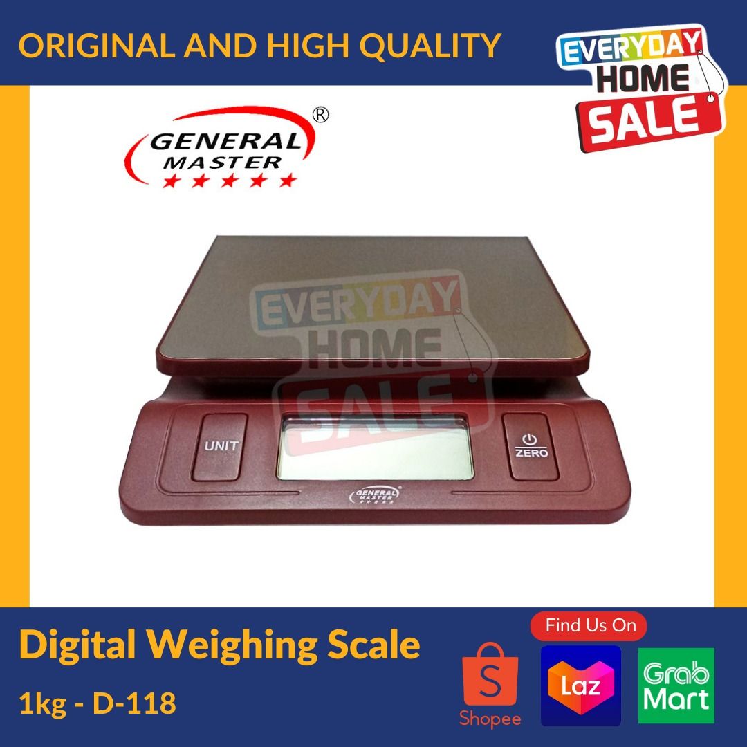 Timbangan / Digital Weighing Scale 1kg, Furniture & Home Living ...