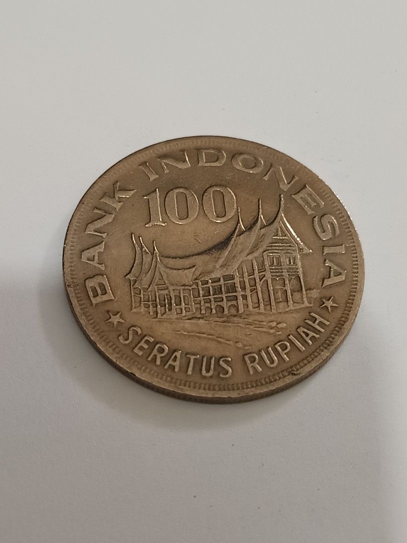 Uang Logam Koin/Coin Lawas GUNUNGAN WAYANG/RUMAH ADAT (Tipis) 100 ...