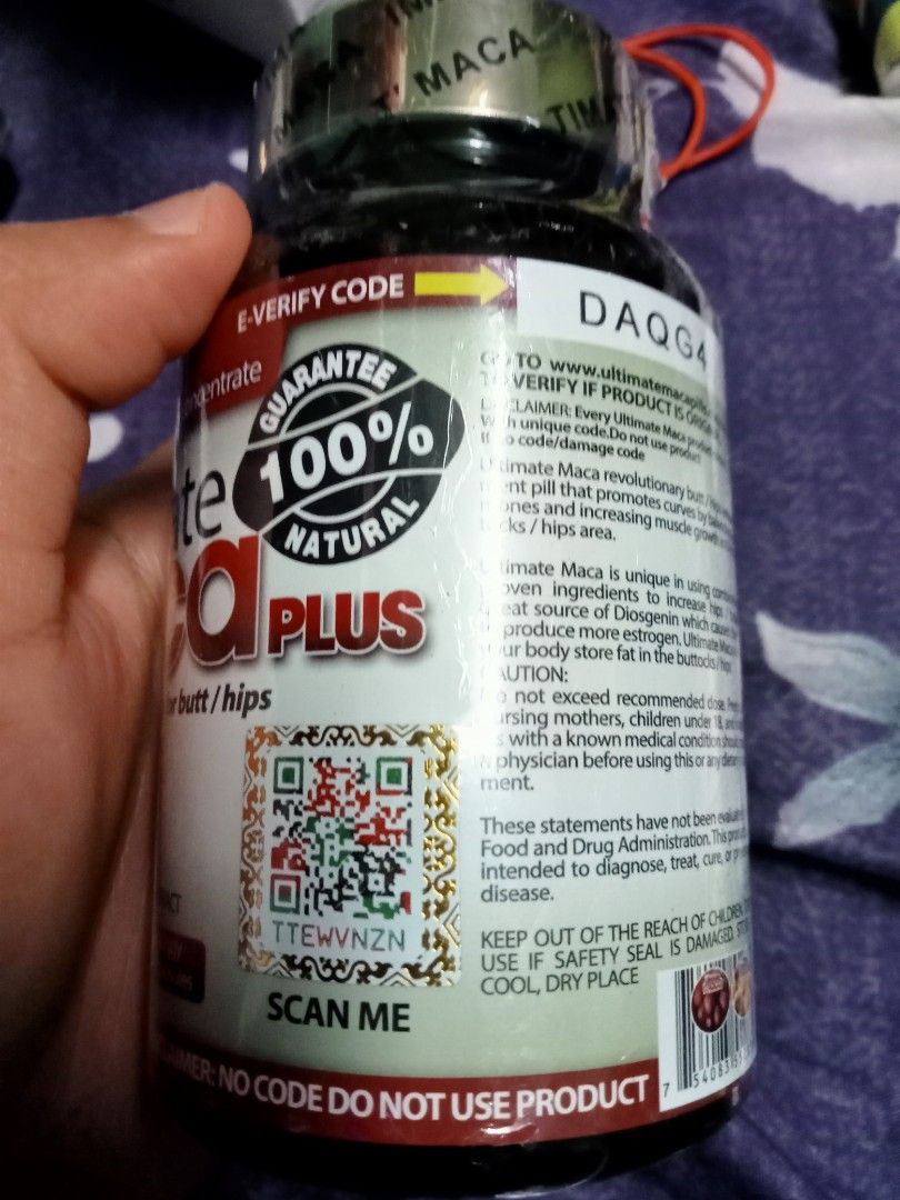 Ultimate maca plus, supplements maca, Health & Nutrition, Health ...
