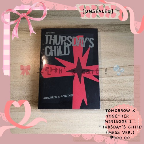 [UNSEALED BUT COMPLETE INCLUSIONS] TOMORROW X TOGETHER - MINISODE 2 ...