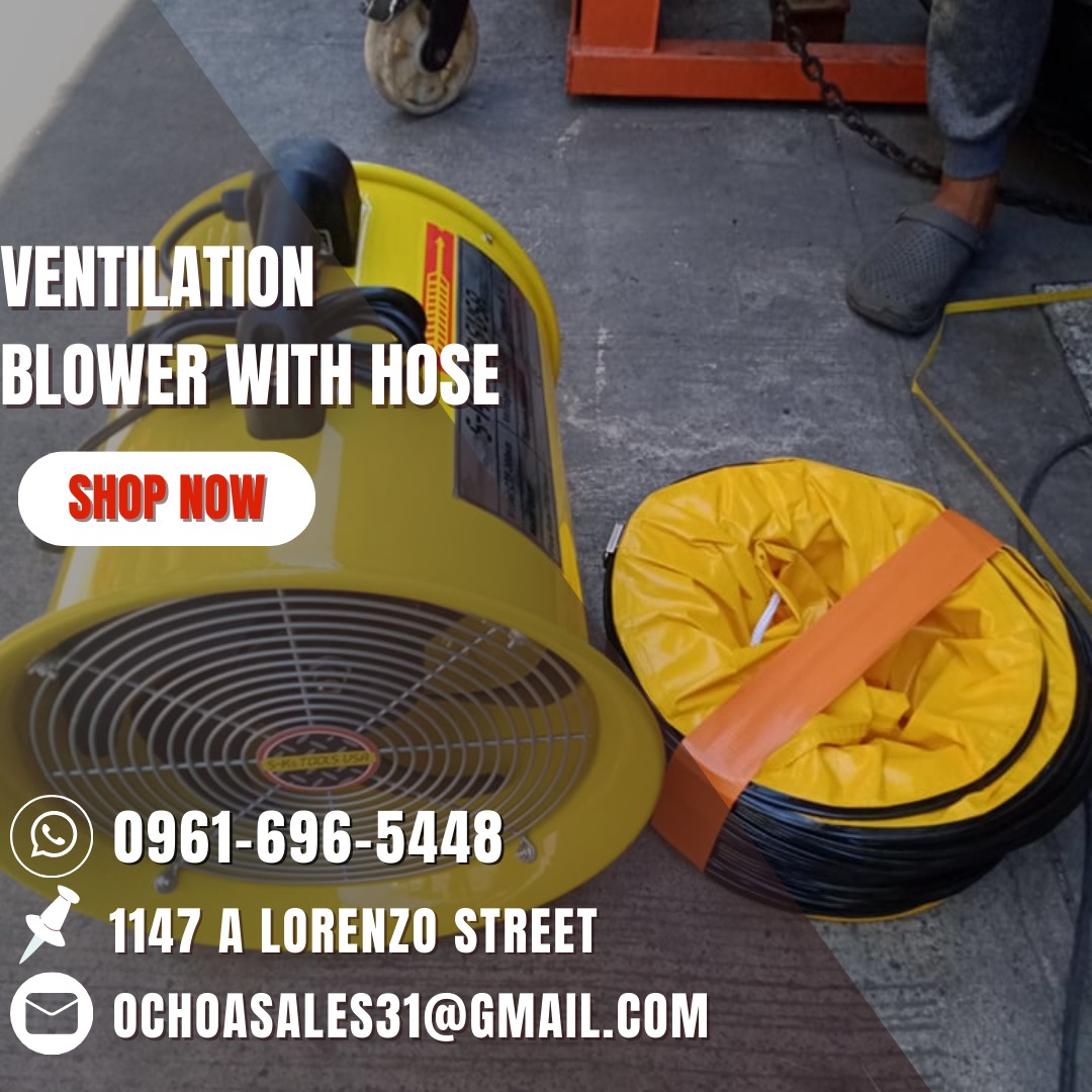 VENTILATION BLOWER WITH HOSE, Commercial & Industrial, Construction ...
