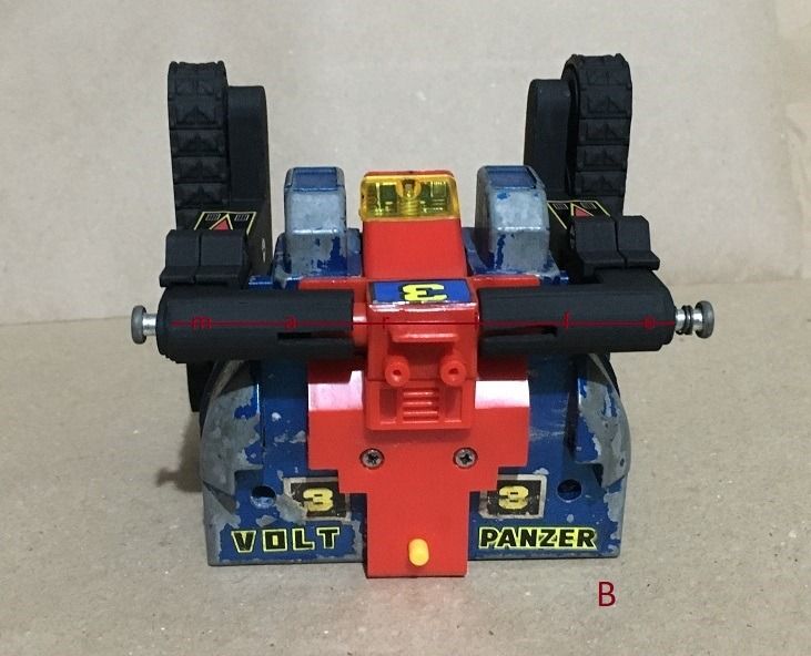 voltes V 1977 volt Panzer B DX godaikin part & accessories popy japan ...