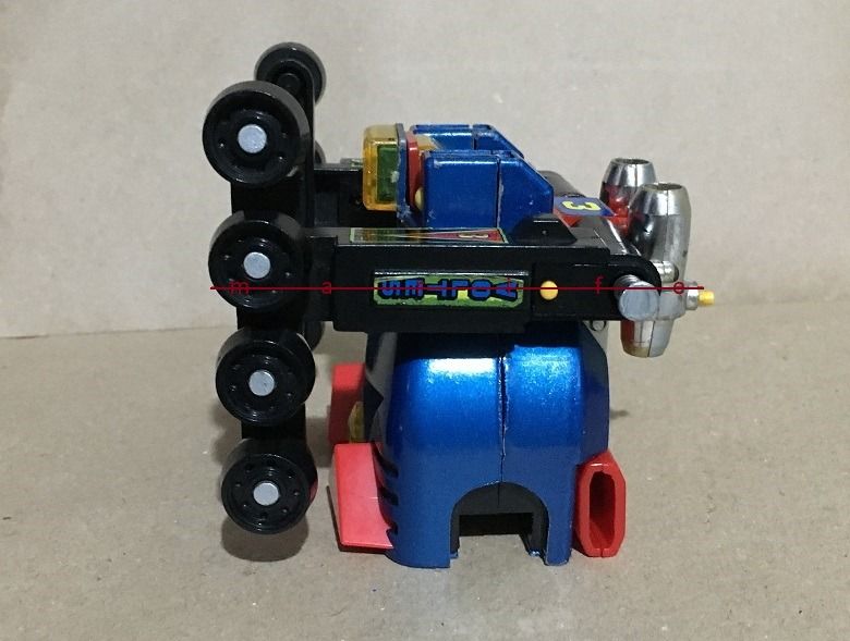 voltes V 1977 volt Panzer DX godaikin part & accessories popy japan ...