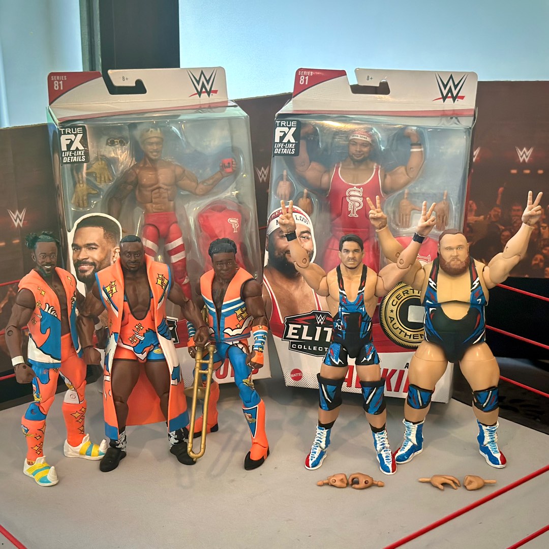 WWE Street Profits / Alpha Academy / New Day / Elite Mattel Wrestling ...
