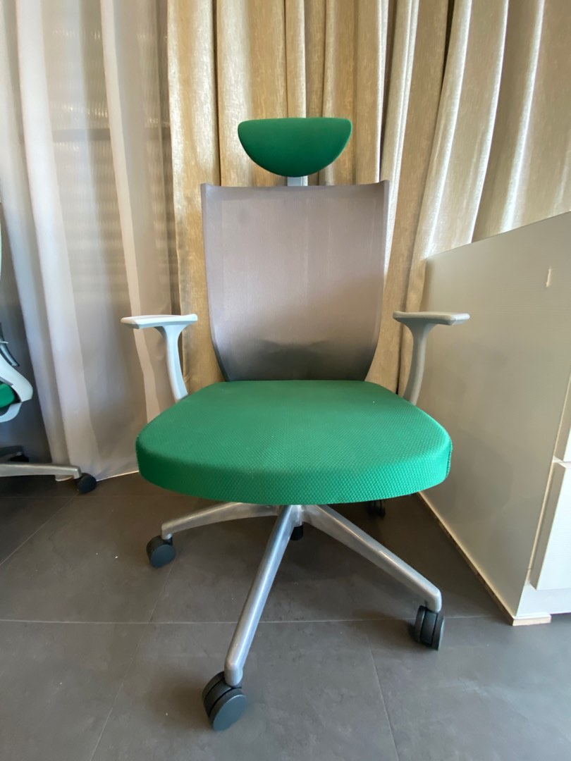 Xenic High Back Office Chair, Furniture & Home Living, Furniture ...