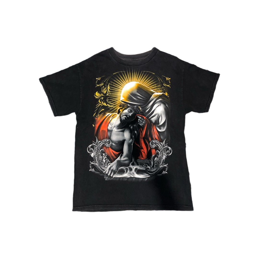 Y2K Aztlan "Jesus Christ & Virgin Mary", Men's Fashion, Tops & Sets ...