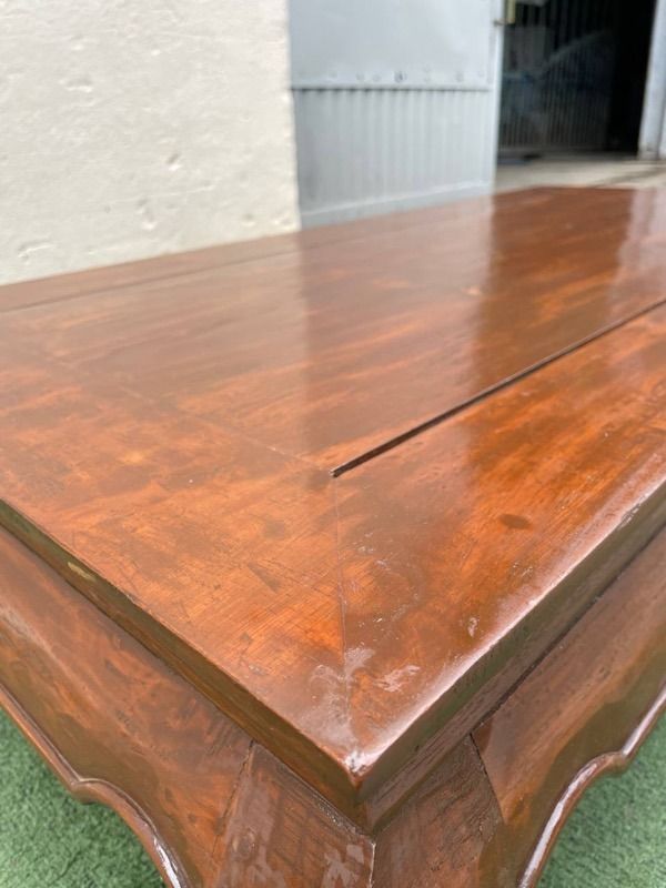 YA70A Meja Kopi Kayu Jati L.4 Feet Teak Wood Coffee Table, Furniture ...