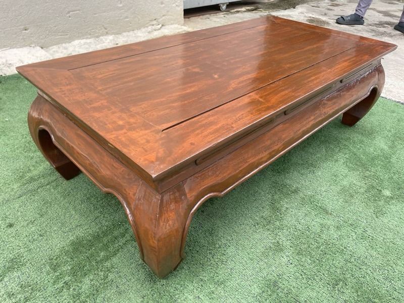 YA70A Meja Kopi Kayu Jati L.4 Feet Teak Wood Coffee Table, Furniture ...