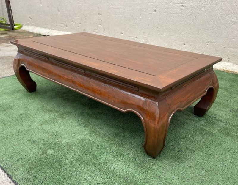 YA70A Meja Kopi Kayu Jati L.4 Feet Teak Wood Coffee Table, Furniture ...