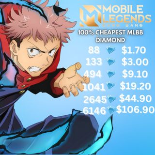 📢PROMO [40% OFF] [INSTANT] [9288💎 $163]🔥100% CHEAPEST MLBB Diamonds 💎 ...