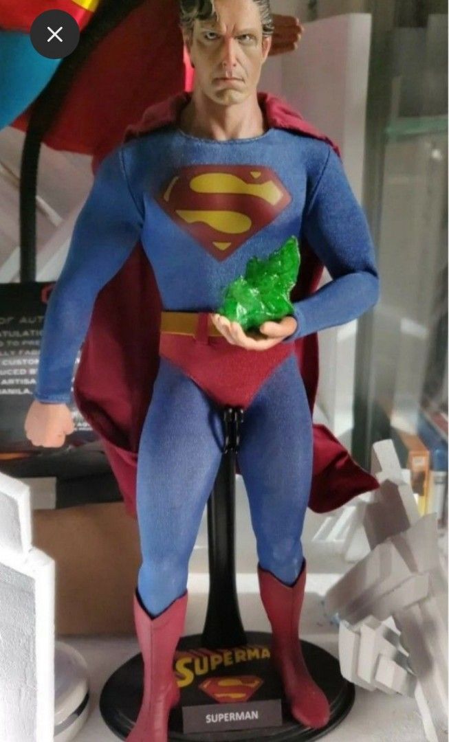 1/6 scale toy custom made kryptonite rock superman movie non hot toys ...