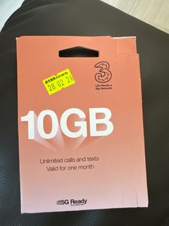 台灣5日 4G無限 sim card (遠傳), 手提電話, 電話及其他裝置配件, Sim 卡 - Carousell