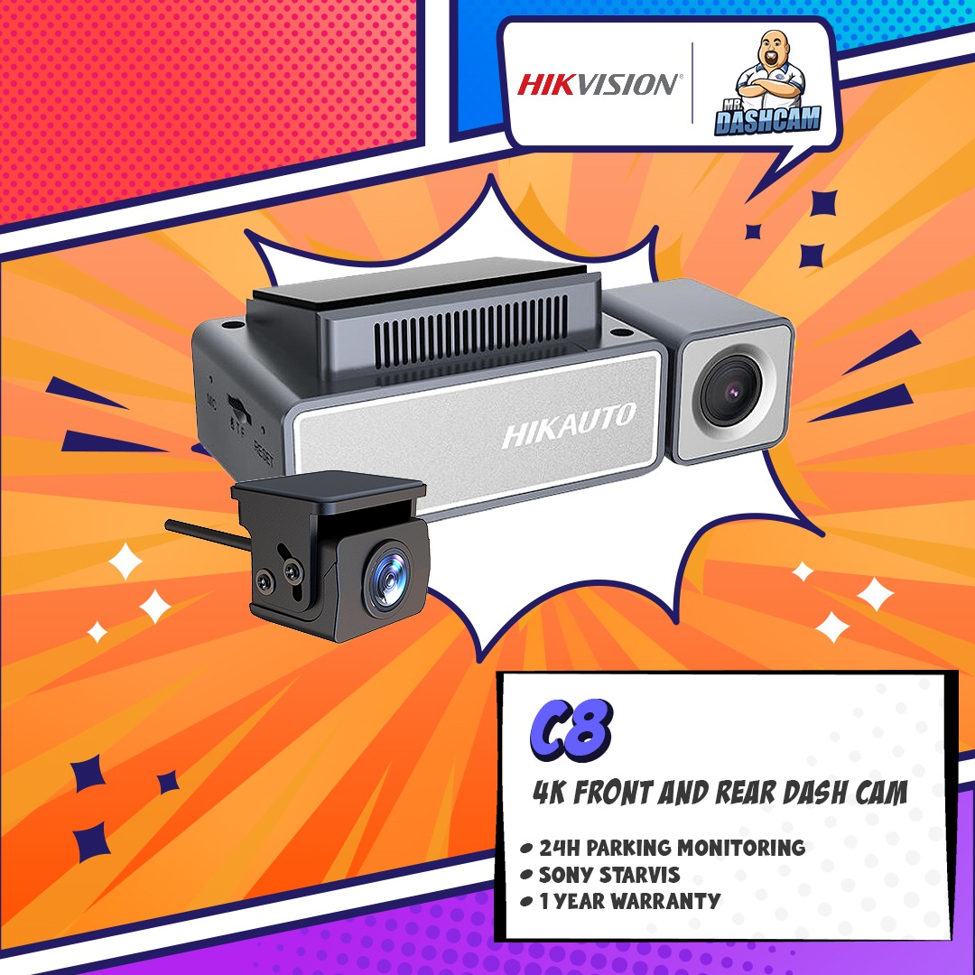 [4k ULTRA HD] HikVision C8 | Affordable 4K Dual-Channel Dashcam | Car ...