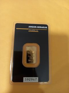 5g Gold bar Argor Heraeus, brand new seal, Hobbies & Toys, Memorabilia ...