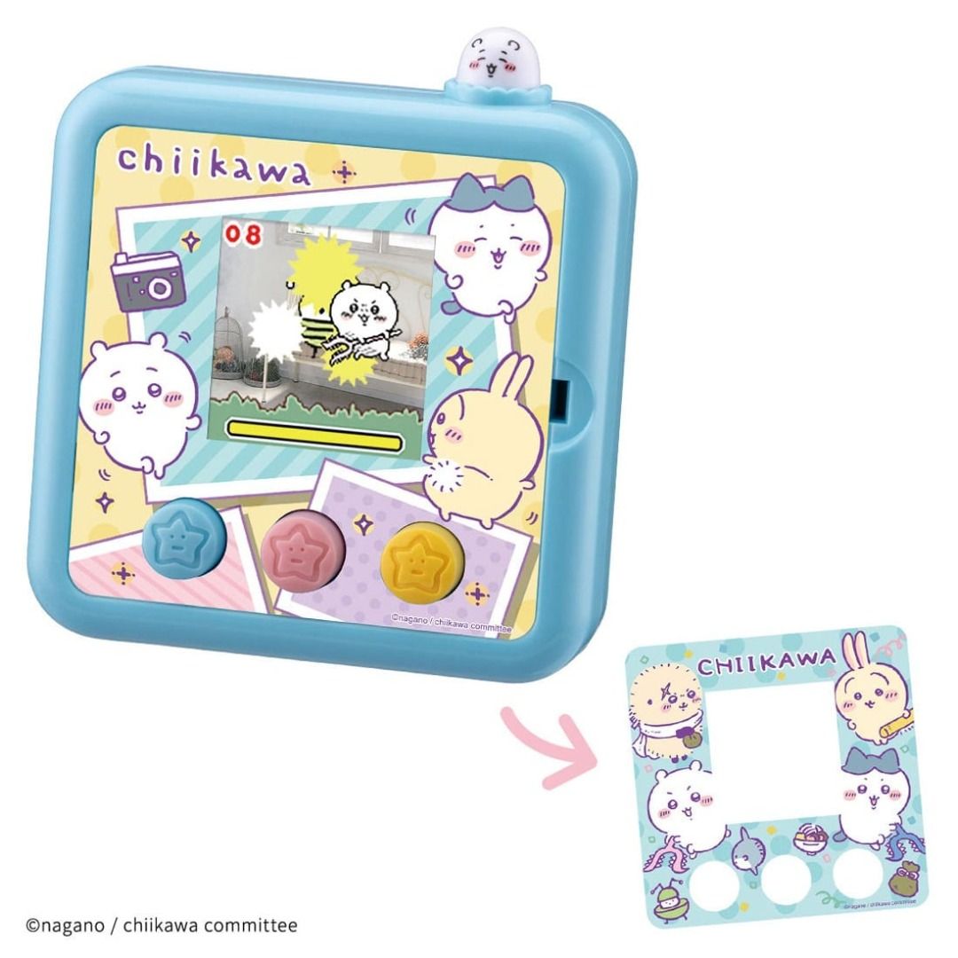 (現貨即寄)2024.7日本新品 Takara Tomy Chiikawa 吉伊卡哇 小可愛實境AR互動相機遊戲機玩具 LCD Camera ...