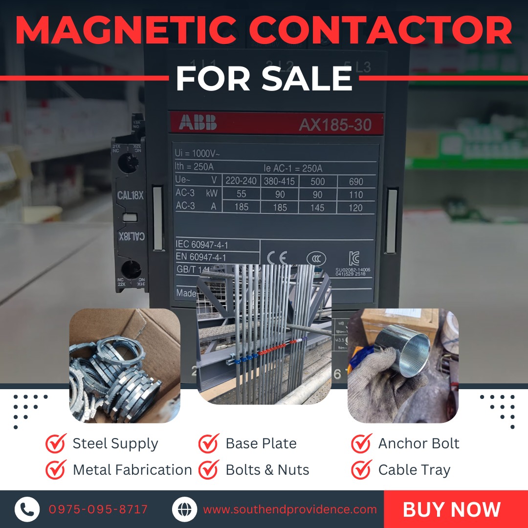 ABB Magnetic Contactor AX185-30-11 220/230 VAC / Relay Control ...