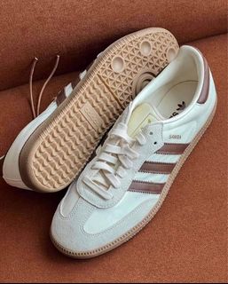 Adidas Samba OG (lilac and cream), Women's Fashion, Footwear, Sneakers ...