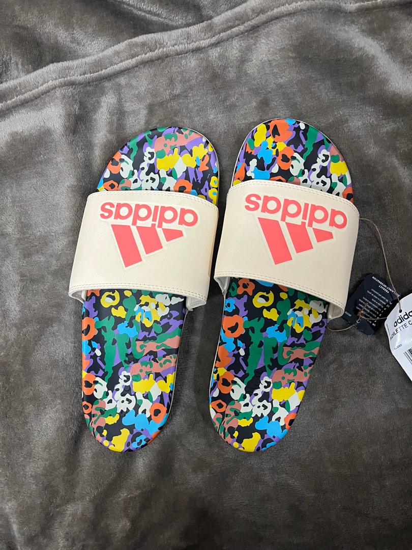 Adilette Comfort Slides - Adidas x Farm Rio Collab - US 9 / UK 8 / EU ...