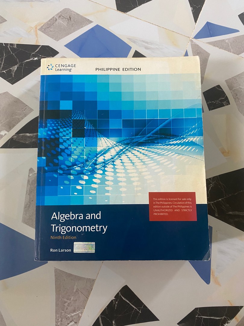 Algebra and Trigonometry 9th Edition, Hobbies & Toys, Books & Magazines, Textbooks on Carousell