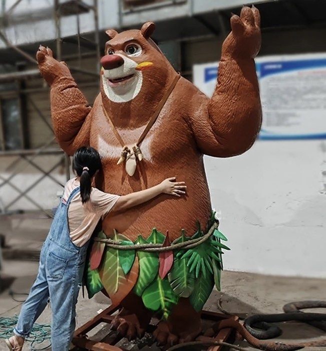 Animatronic Bear Animated Big Cartoon Boonie Bears Cartoon Character ...