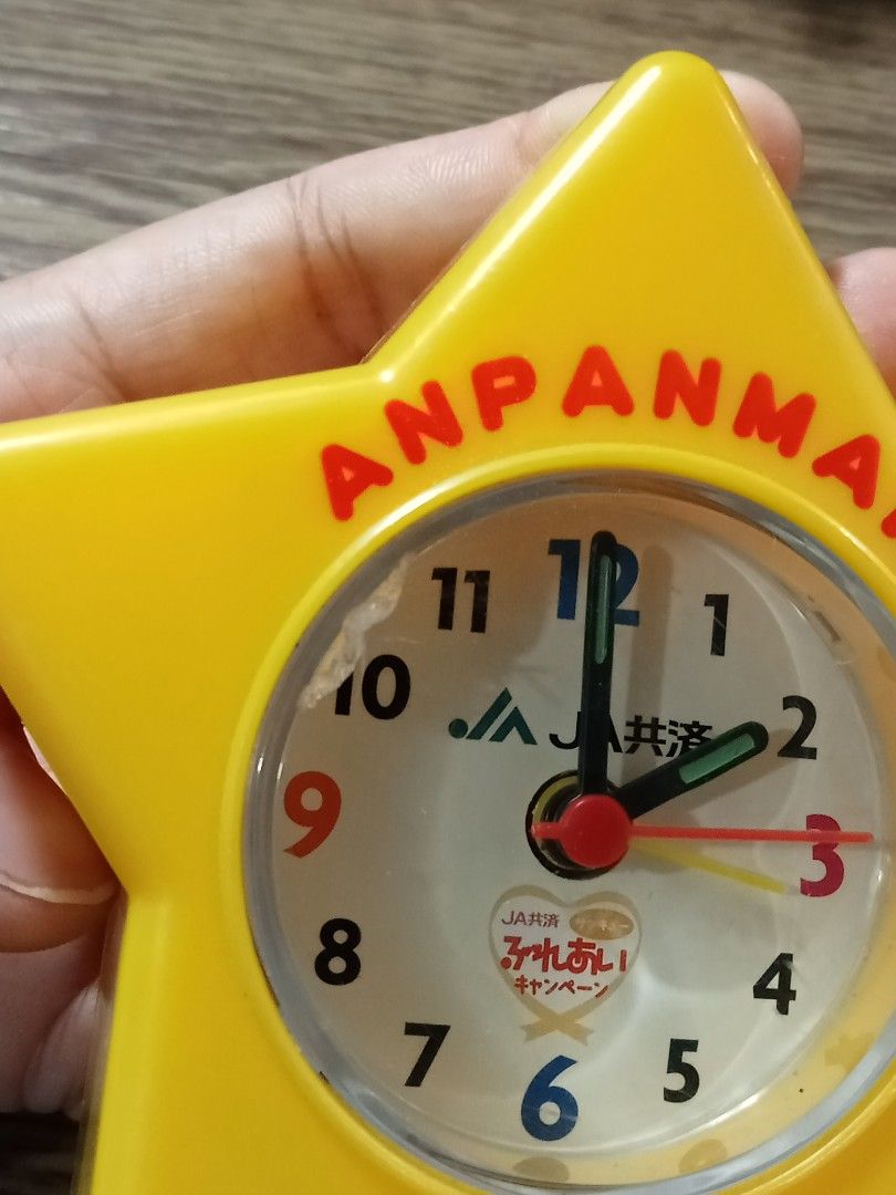 ANPANMAN DESK CLOCK, Hobbies & Toys, Toys & Games on Carousell