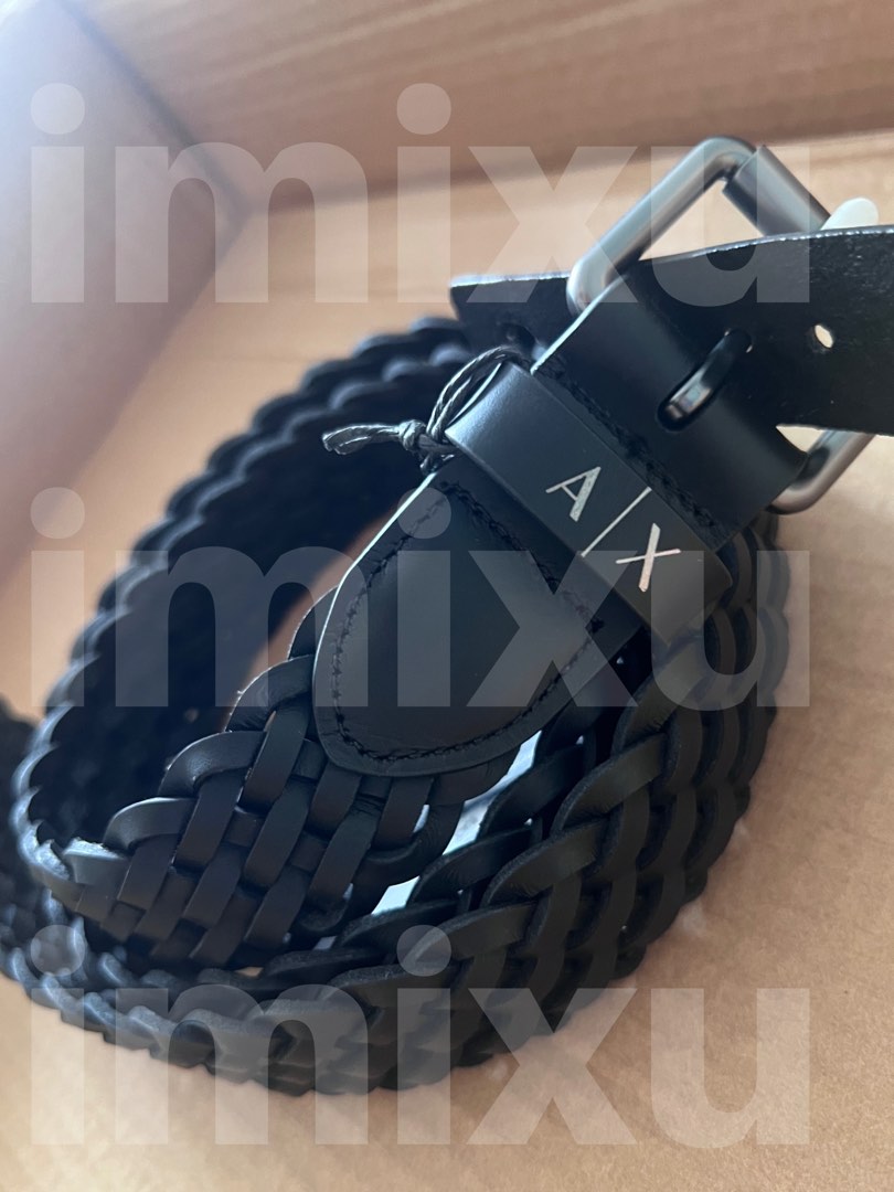 (Authentic) AX Belt in woven material, Men's Fashion, Watches ...