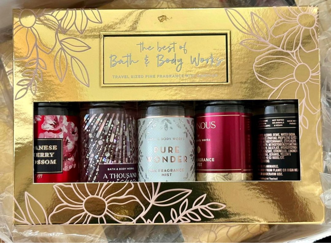Authentic Bath & Body Works Travel Size Gift Set, Beauty & Personal ...