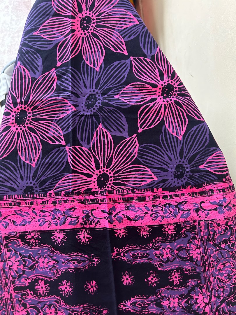 Kain pasang Batik terap stamped terengganu, Women's Fashion, Muslimah ...