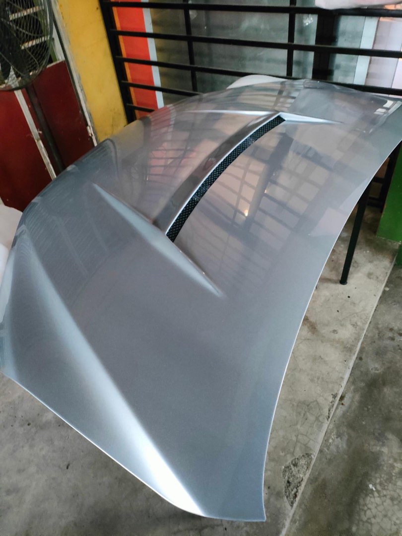 Bezza Hood Custom, Glittering Silver, Auto Accessories on Carousell
