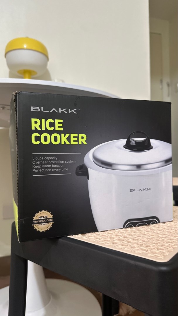 BLAKK Rice Cooker 1L, TV & Home Appliances, Kitchen Appliances, Cookers ...
