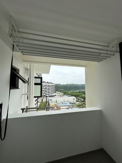 HDB Clothes Drying Rack for service yard, Furniture & Home Living, Home ...