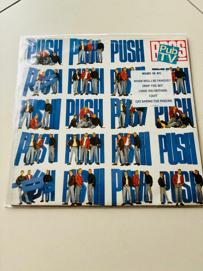 Bros - Push Vinyl Record, Hobbies & Toys, Music & Media, Vinyls on Carousell