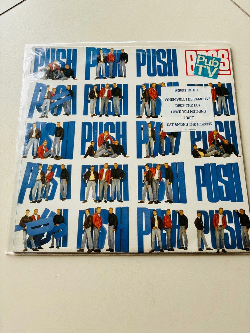 Bros - Push Vinyl Record, Hobbies & Toys, Music & Media, Vinyls on Carousell