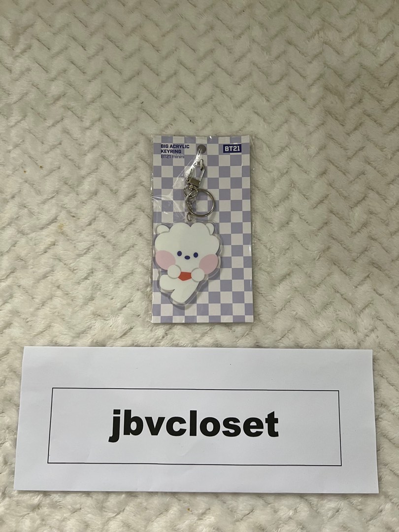 BT21 mini acrylic keyring (Rj), Hobbies & Toys, Memorabilia & Collectibles, K-Wave on Carousell