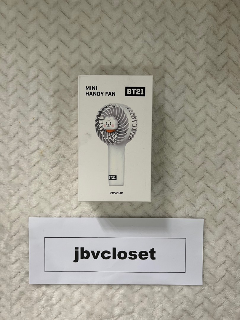 BT21 mini handy fan (Rj), Hobbies & Toys, Memorabilia & Collectibles, K-Wave on Carousell