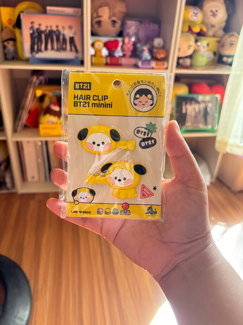 BT21 MININI CHIMMY HAIR CLIPS, Hobbies & Toys, Memorabilia & Collectibles, K-Wave on Carousell