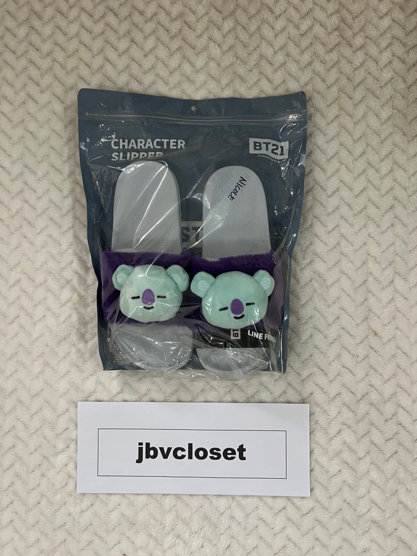 BT21 slippers (Koya), Hobbies & Toys, Memorabilia & Collectibles, K ...