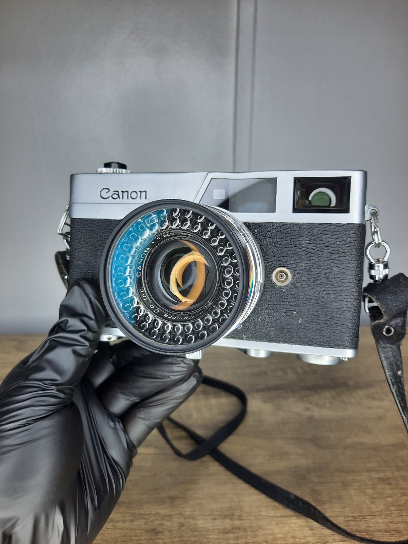 Canon Canonet Rangefinder Film Camera from 1960s, Photography, Cameras on Carousell