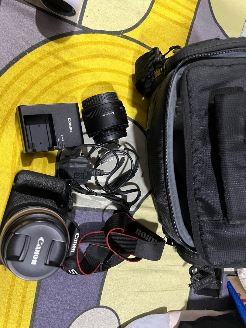 CANON EOS 1200D Complete set (with box and extra lens), Photography ...