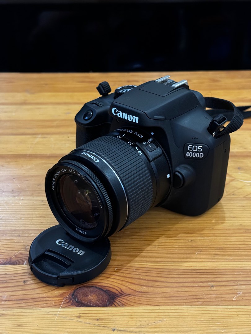 Canon EOS 4000D DSLR Camera, Photography, Cameras on Carousell