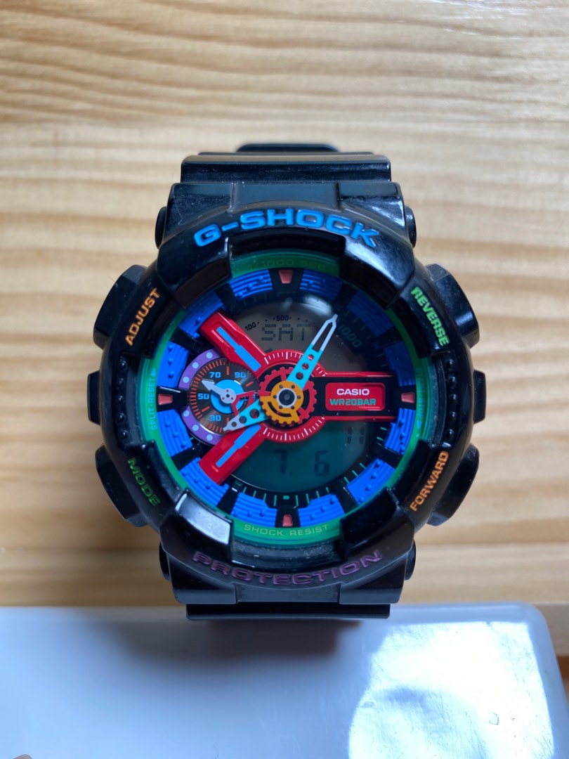 CASIO 卡西歐 G-SHOCK WR20BAR, 名牌, 手錶 - Carousell