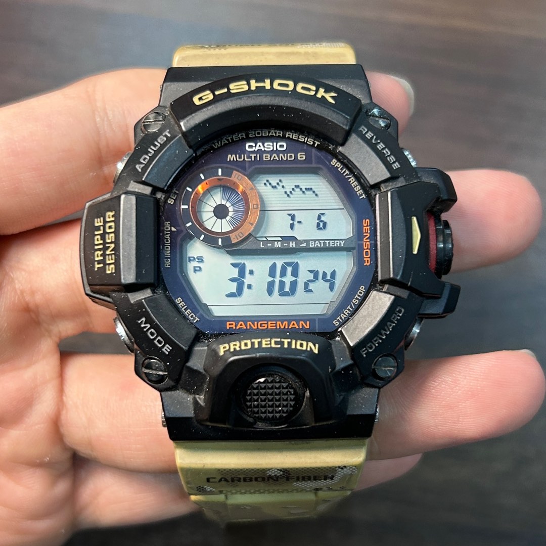 Casio G-Shock Rangeman GW-9400DCJ-1D Desert Camo Men Watch, Men's Fashion, Watches & Accessories ...