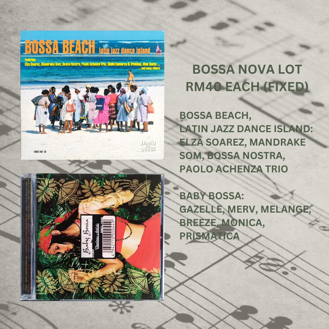 CD / BOSSA NOVA LOT, JAPAN PRESS / RM40 EACH (FIXED) / CAN BE SOLD ...