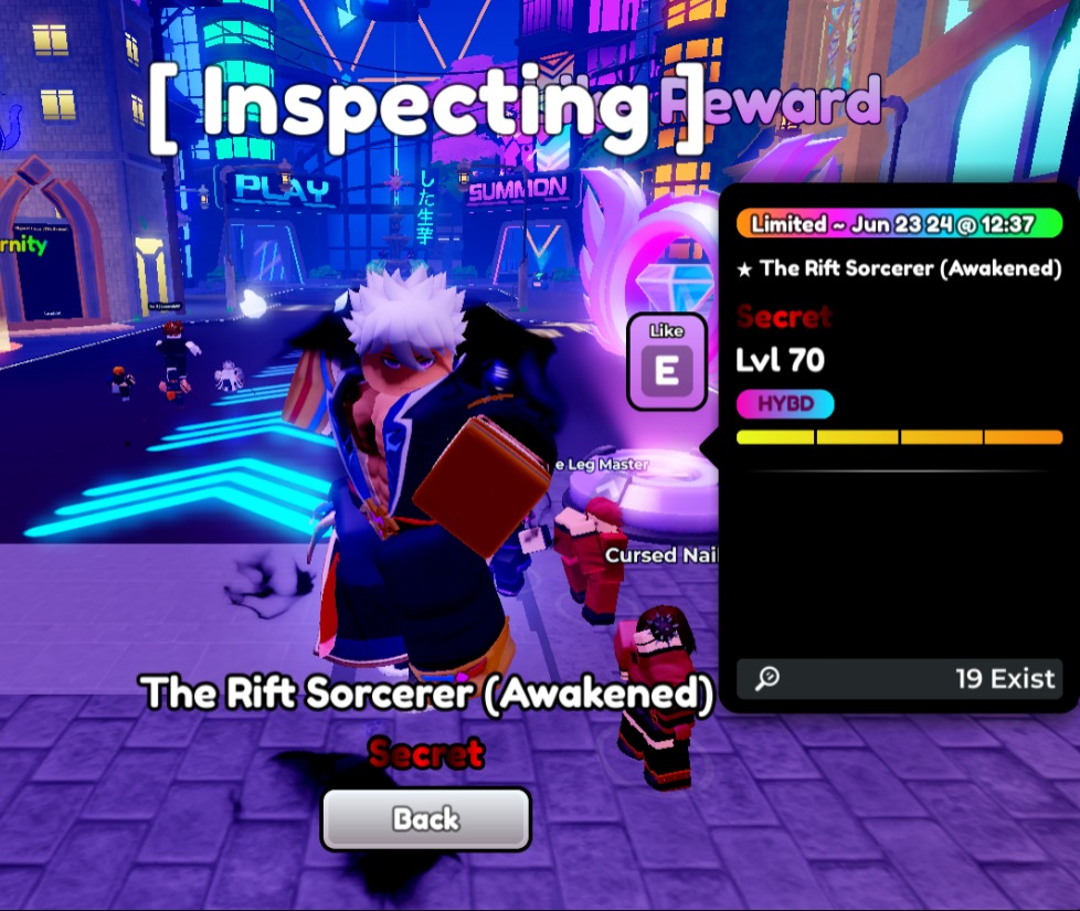 全网最平/Cheapest The Rift sorcerer(GOJO) Anime defenders/Anime defender ...