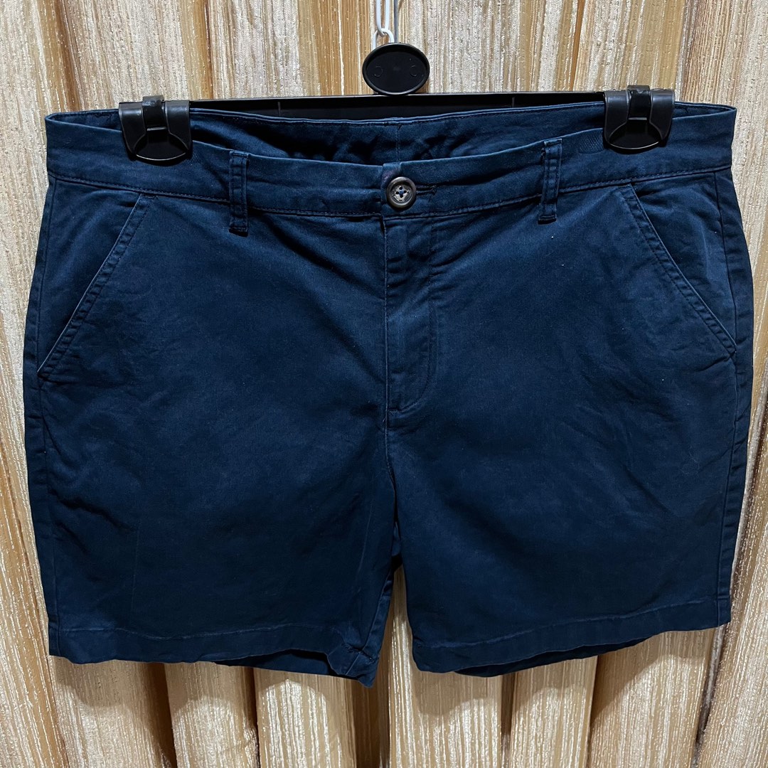 CHUBBIES MEN’S WALKING SHORTS ABOVE THE KNEES COLOR NAVY BLUE SIZE 35 ...