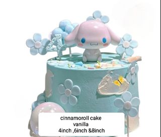 Sanrio Character Cake - Cinnamoroll, Pompompurin, Kuromi, My Melody and ...